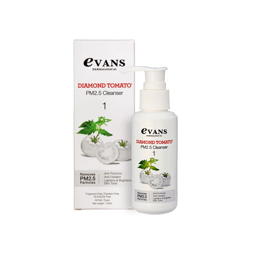 Evans Diamond Tomato PM2.5 Cleanser 100ml | National Skin Centre